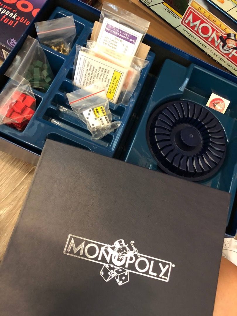 Monopoly Deluxe Edition 1995 - upgraded version of classic monopoly ...