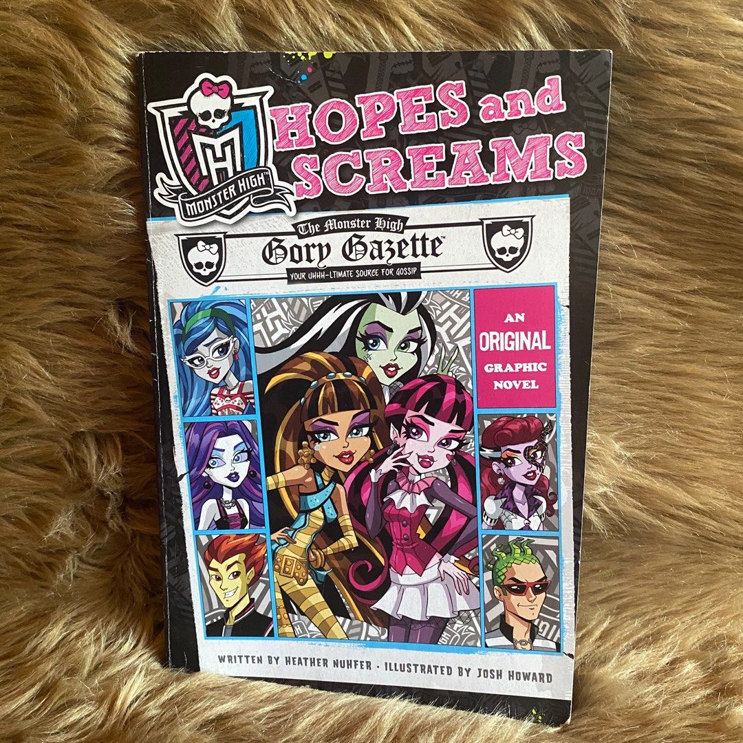 Monster High Graphic Novel Hopes and Screams Gory Gazette Book, Hobbies ...