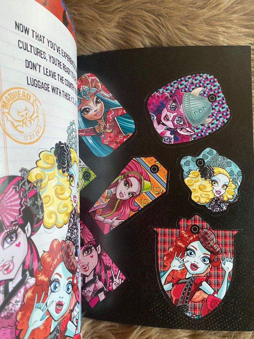 Monster High Monster Exchange with Luggage Tags and Stickers Activity ...