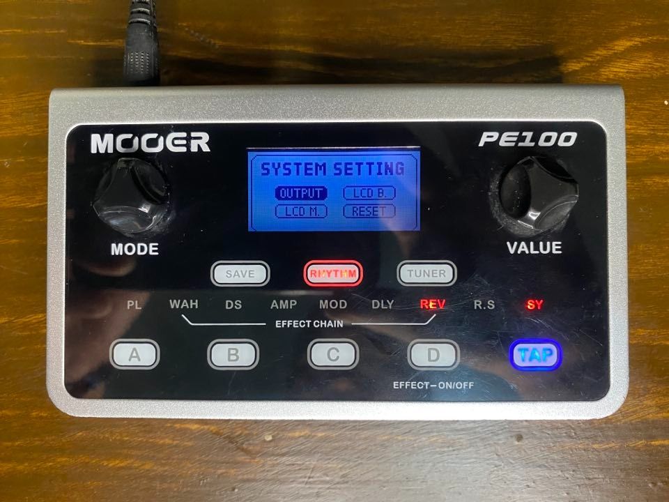 MOOER PE100 Portable Desk Top Guitar Multi Effects, Hobbies & Toys ...