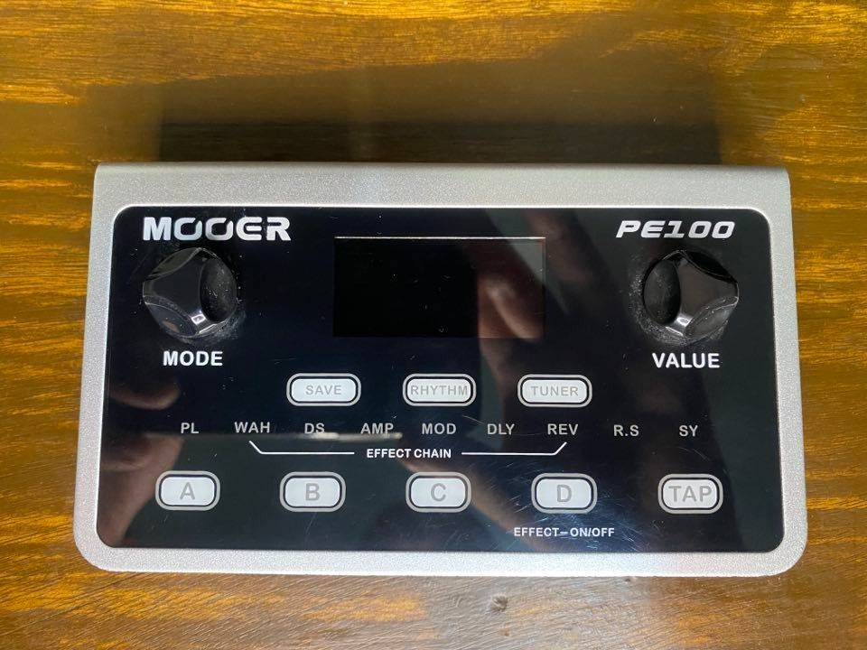 MOOER PE100 Portable Desk Top Guitar Multi Effects, Hobbies & Toys ...