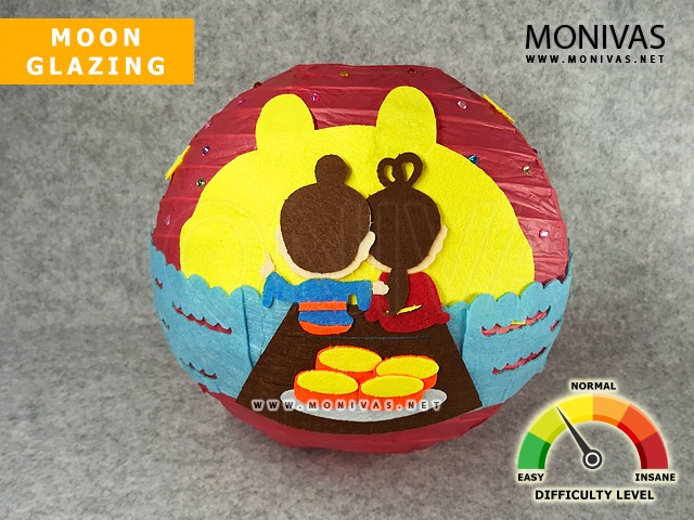 Moon Glazing Paper Lantern DIY Crafting Classic Mooncake Festival ...