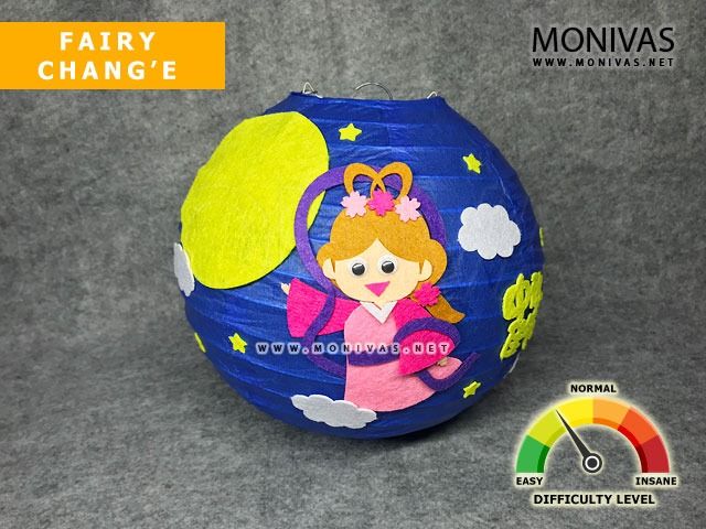 Moon Glazing Paper Lantern DIY Crafting Classic Mooncake Festival ...