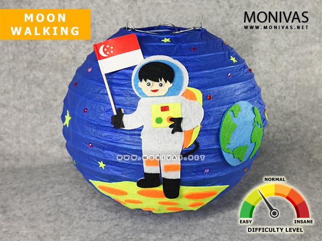 Moon Walking Paper Lantern Mooncake Festival Crafting Birthday Party ...
