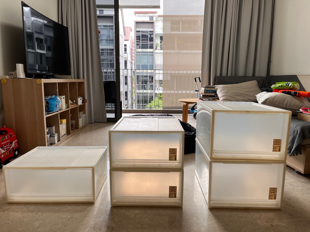MUJI / PP storage / box / closet, Furniture & Home Living, Home ...