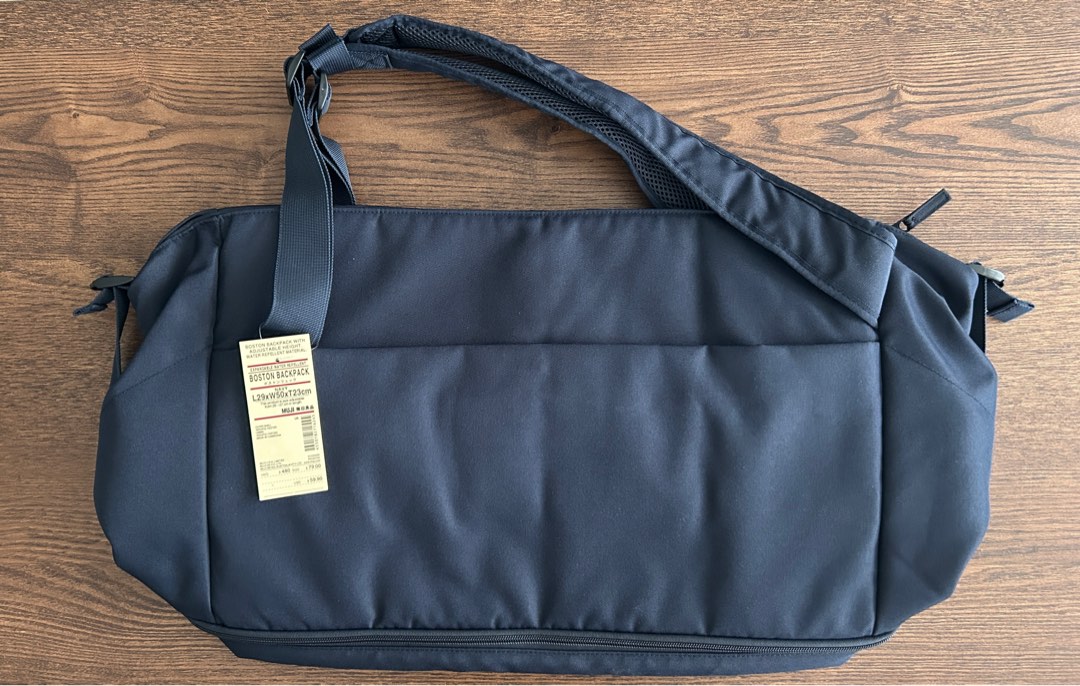 Muji Boston Backpack, Women's Fashion, Bags & Wallets, Backpacks on ...