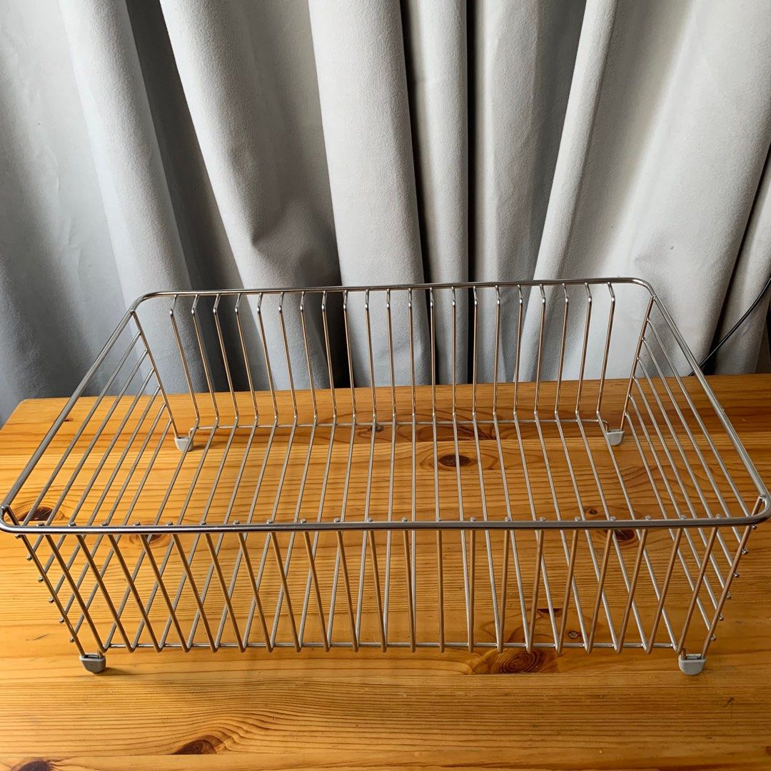 MUJI Stainless Steel Basket, Furniture & Home Living, Home Improvement ...