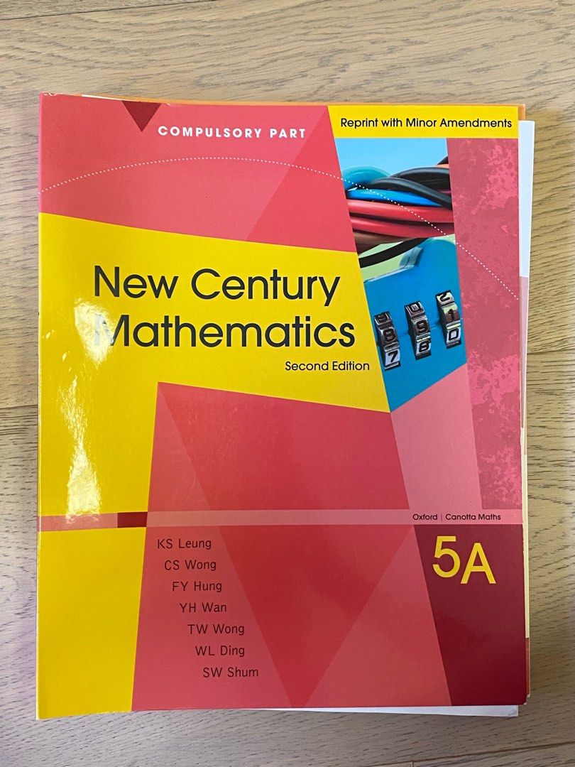 New Century Mathematics 5A, 興趣及遊戲, 書本 & 文具, 教科書 - Carousell