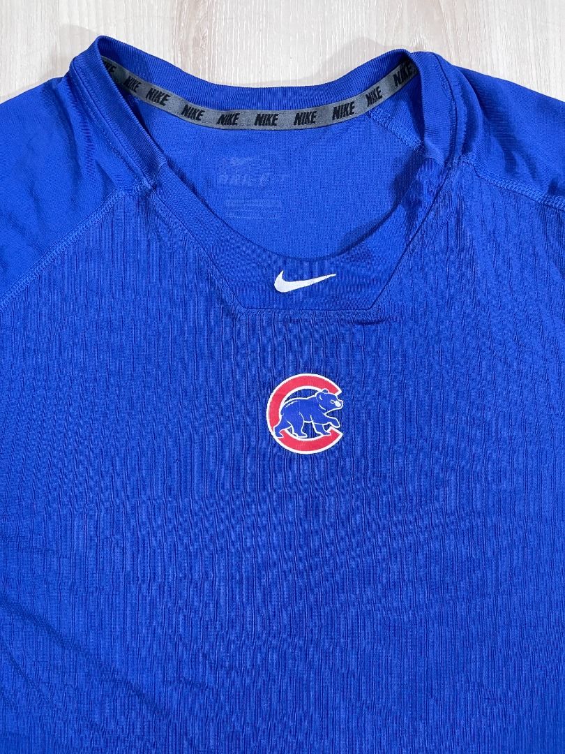 Nike MLB Chicago Cubs Blue Tee #DC Used, Men's Fashion, Tops & Sets ...