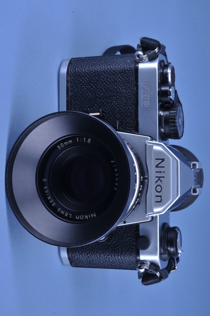 NIKON FM2-N FILM CAMERA with TATANIUM HONEYCOMB SHUTTLE & NIKON E ...