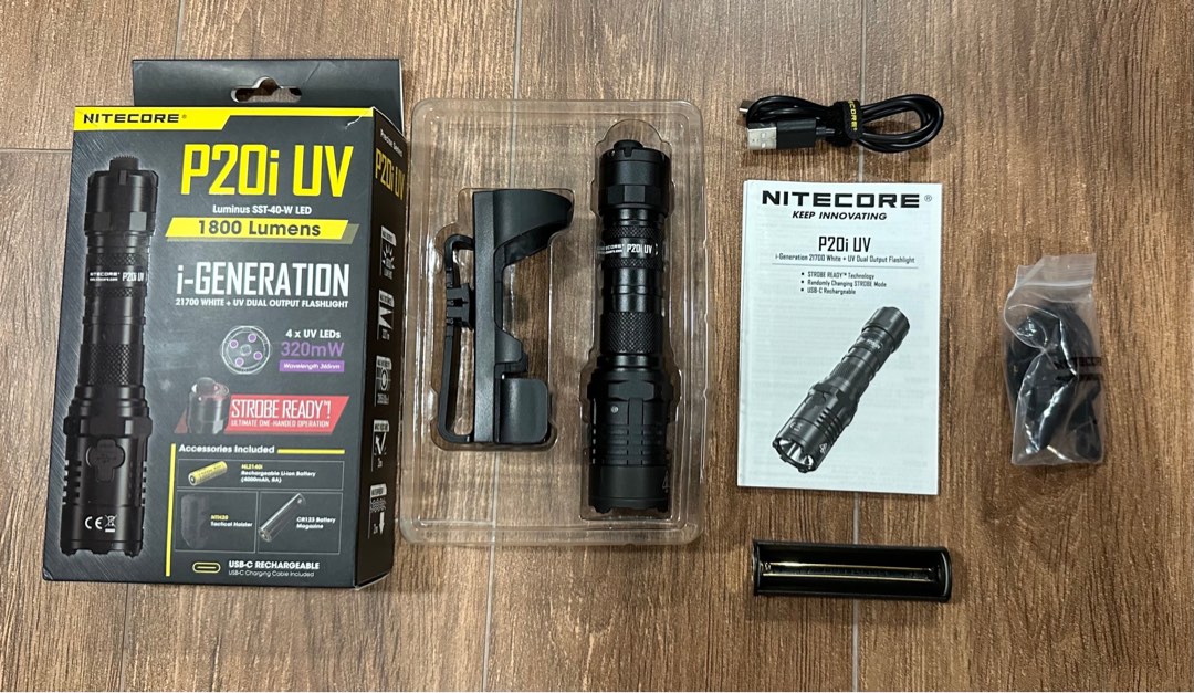 Nitecore P20i UV Torch Light, Furniture & Home Living, Lighting & Fans ...