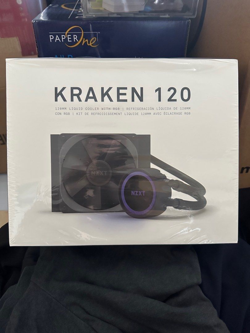 NZXT Kraken 120 AIO / All in One Liquid Cooler, Computers & Tech, Parts ...