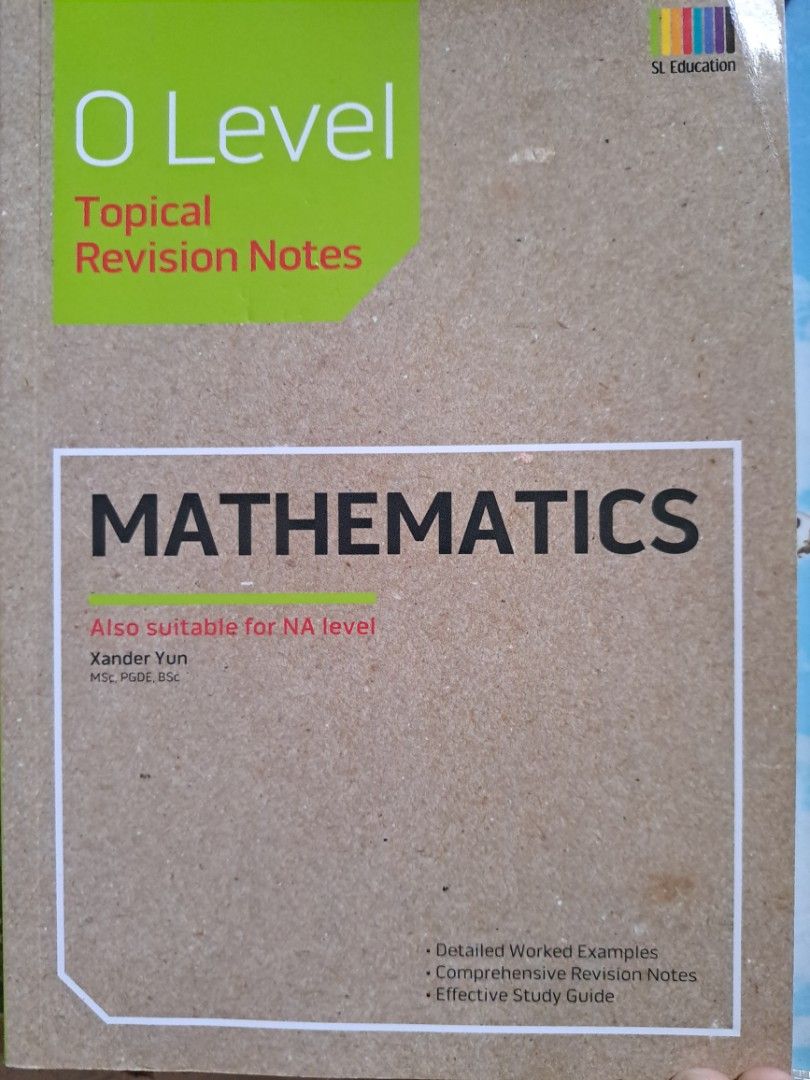 O Level Topical Revision Notes, Hobbies & Toys, Books & Magazines ...
