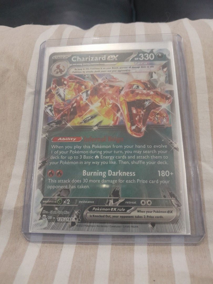 Obsidian Flames Charizard Ex Video Gaming Video Games Others On Carousell
