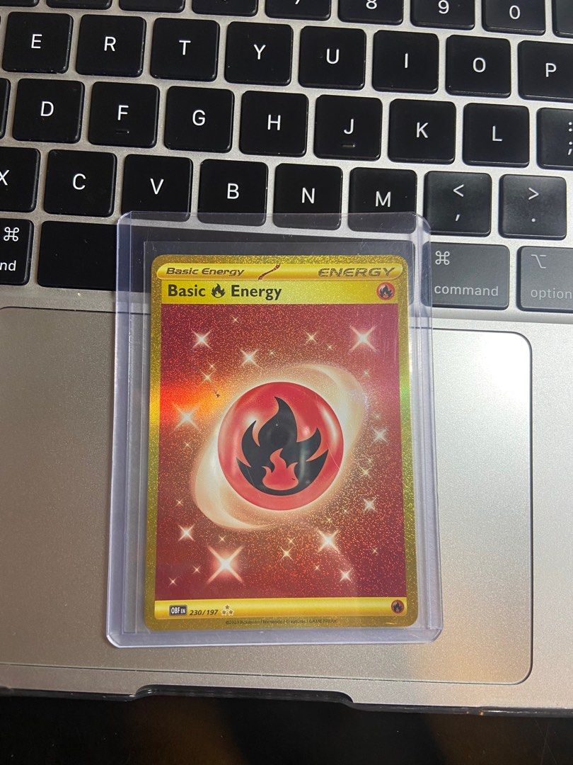 Obsidian Flames Gold Energy Card, Hobbies & Toys, Memorabilia ...