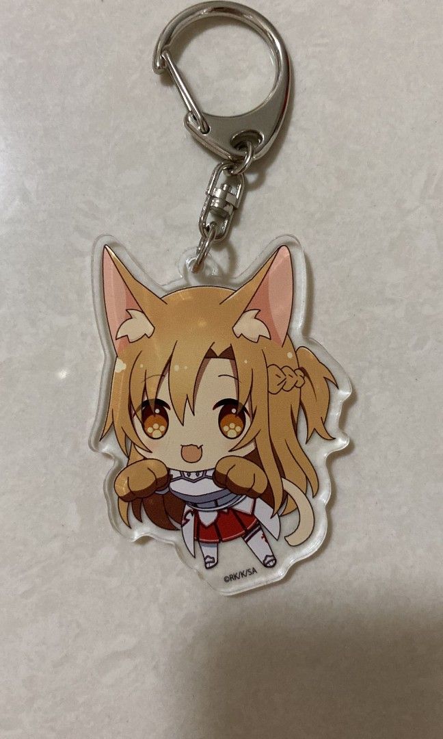 Official Asuna keychain, Hobbies & Toys, Memorabilia & Collectibles, J ...