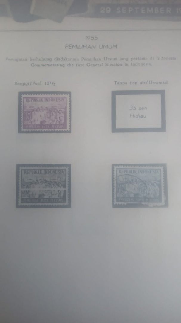 Old Book Ned-Indie Stamp , Antik, Filateli di Carousell