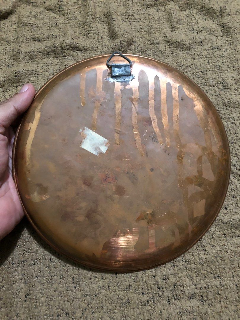 Old Sumerian tin copper plate wall display, Hobbies & Toys, Memorabilia ...