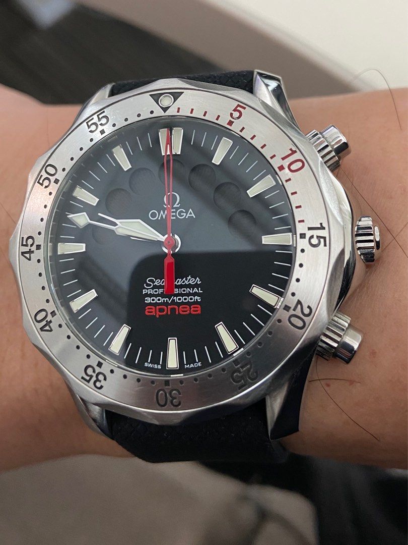 Omega Seamaster Apnea, Luxury, Watches on Carousell