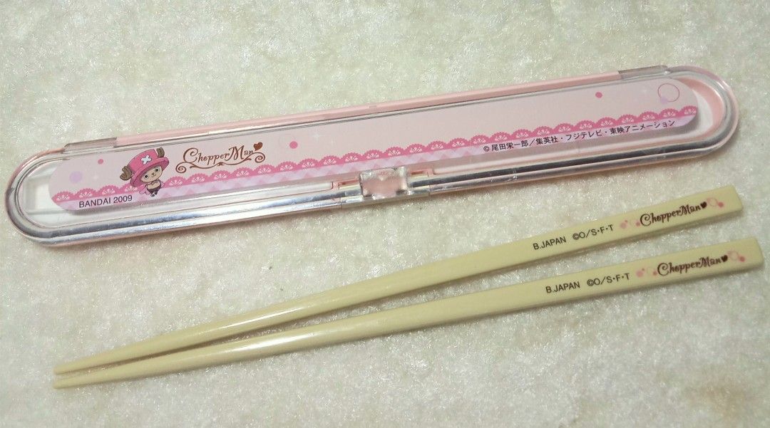 ONE PIECE Chopsticks Set CHOPPER MAN Bandai, Furniture & Home Living ...