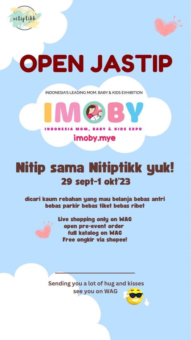 OPEN JASTIP IMOBY JAKARTA 2023, Serba Serbi, Others di Carousell