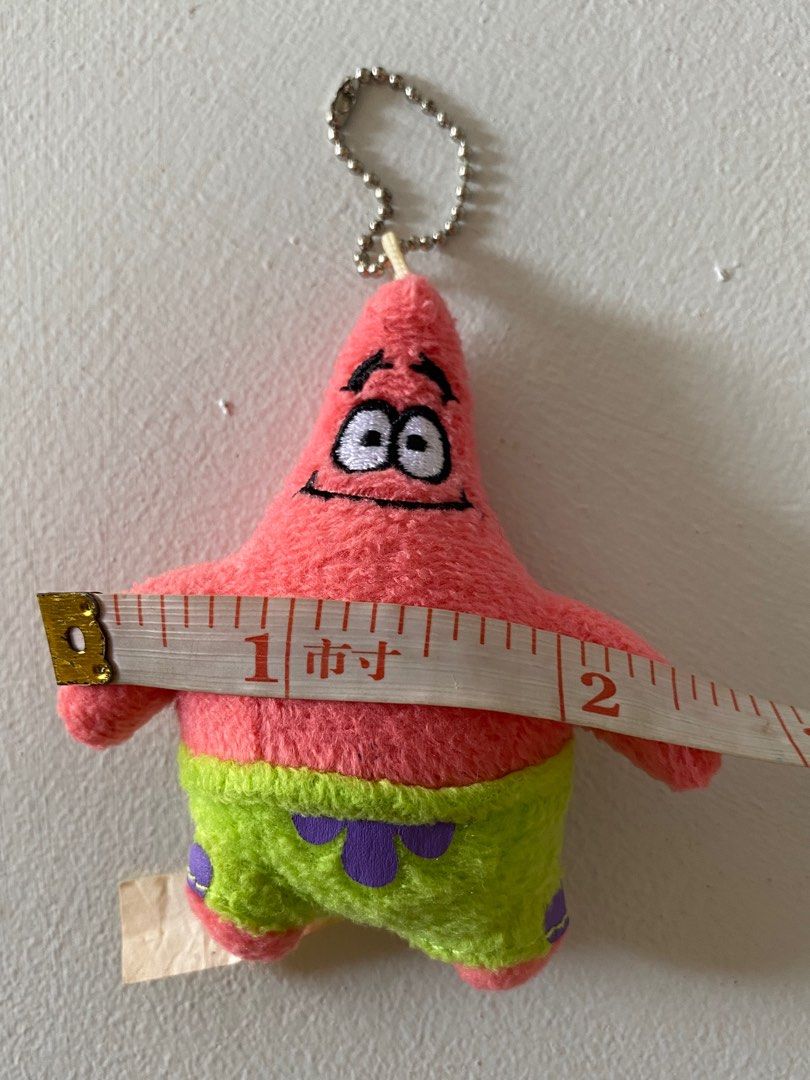 Original Nickelodeon Patrick the Starr Plush Charm Keychain Stufftoy ...