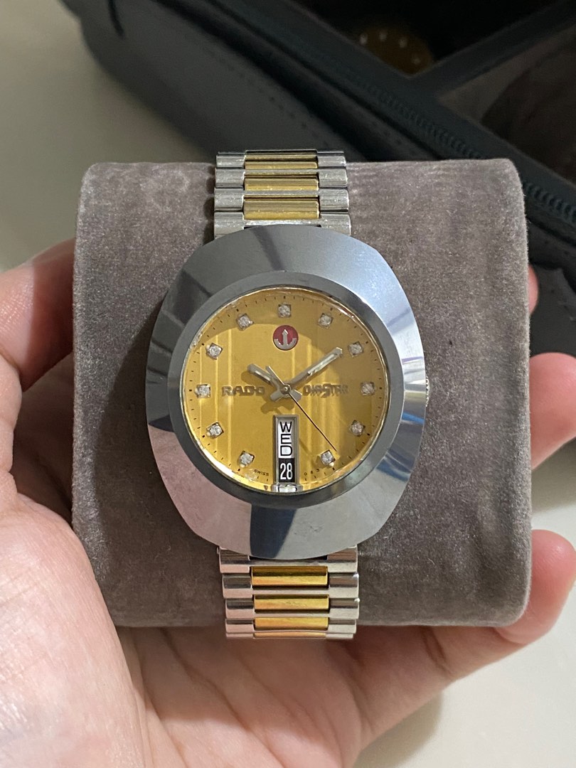 Original Rado Diastar Two-tone Mens Watch, Luxury, Watches on Carousell