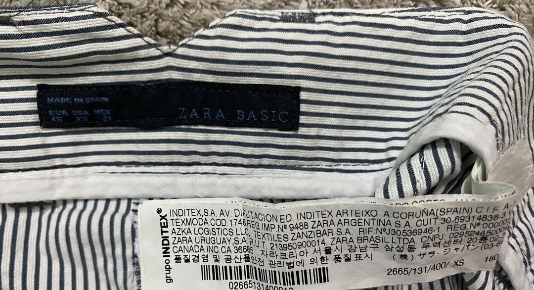 Original Zara Short, Women's Fashion, Bottoms, Shorts on Carousell