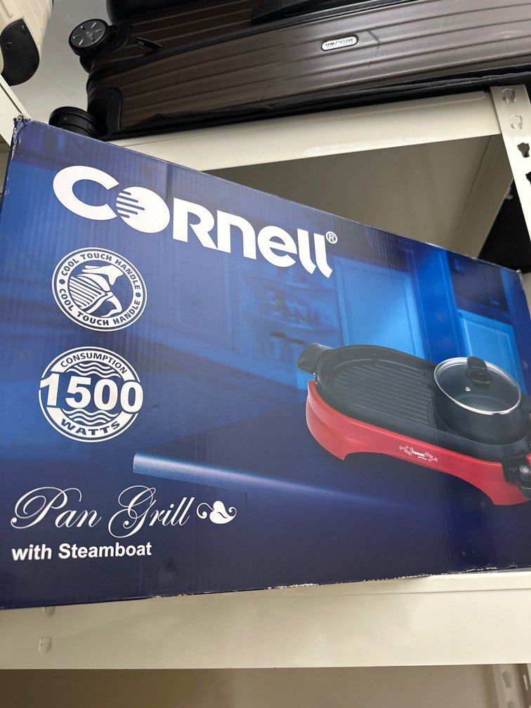 Pan grill with steamboat, TV & Home Appliances, Kitchen Appliances, BBQ ...