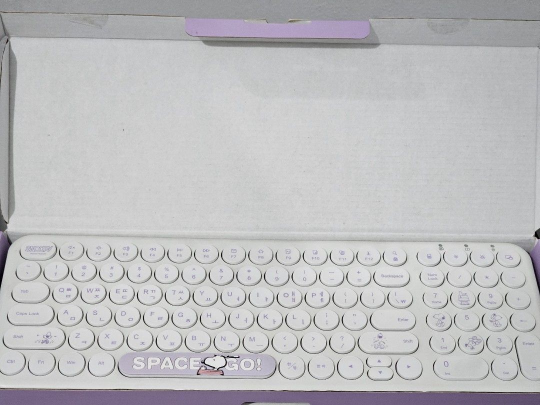 PEANUTS Snoopy ROYCHE Wireless Keyboard, Computers & Tech, Parts ...