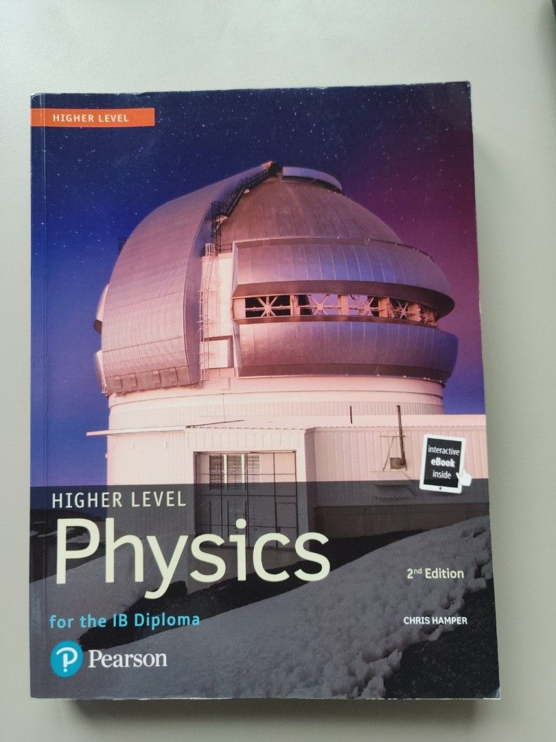 PEARSON Physics HL 2nd Edition for the IB Diploma, 興趣及遊戲, 書本 & 文具, 教科書 ...