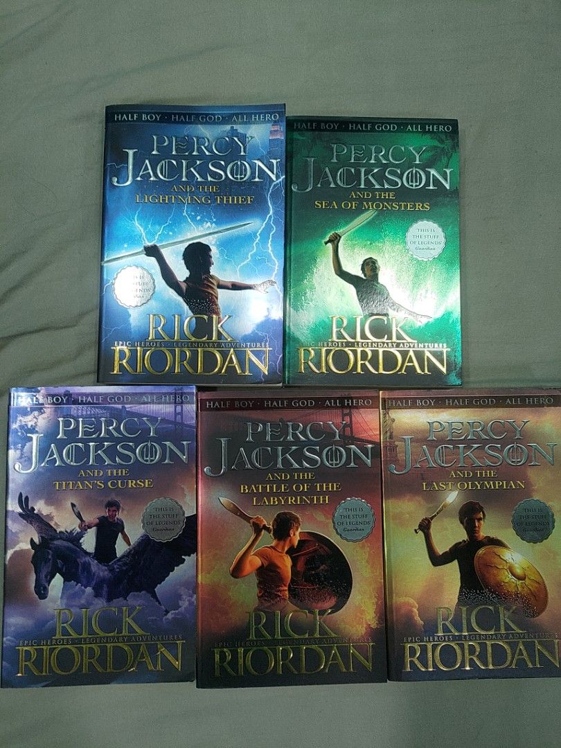 percy jackson full series books, Hobbies & Toys, Books & Magazines ...