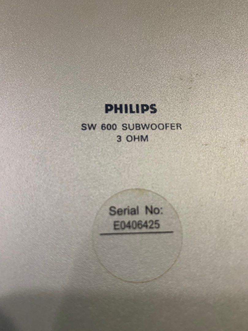 Philips CS 600 - 5.1 HT Audio System, Audio, Soundbars, Speakers ...