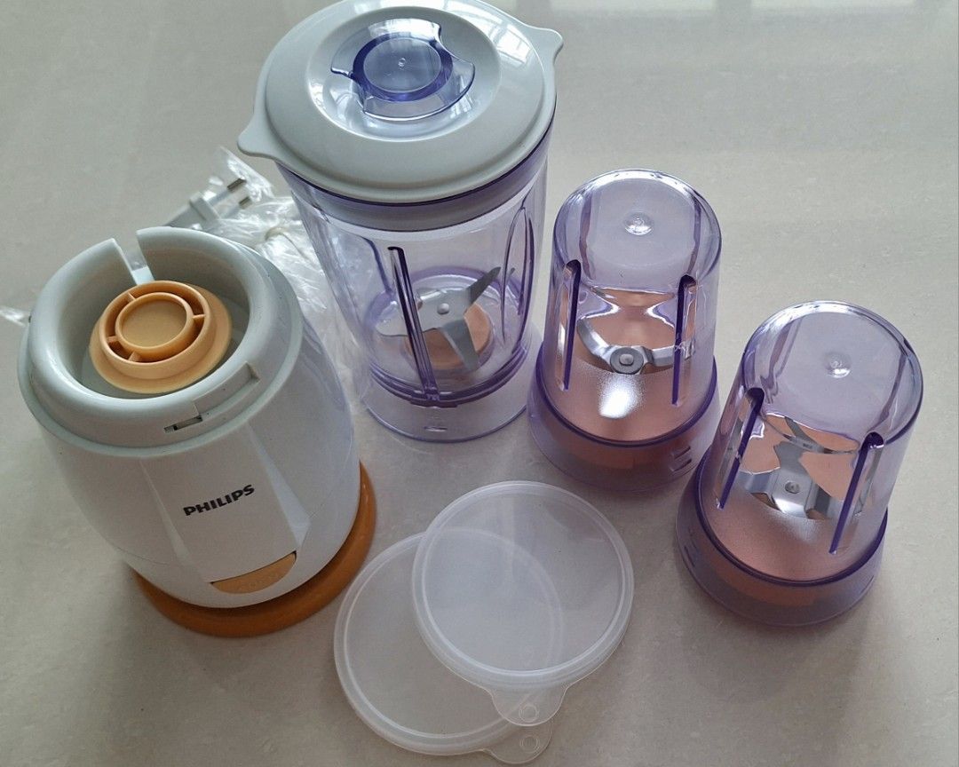 Philips Mini Blender with Wet and Dry Mills, TV & Home Appliances ...