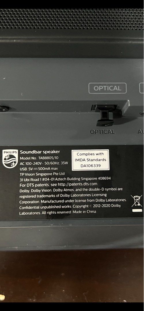 Philips sound bar, Audio, Soundbars, Speakers & Amplifiers on Carousell