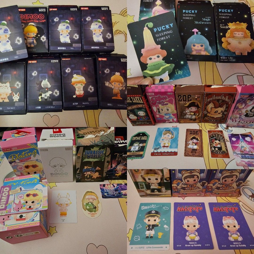 POP MART & BLIND BOX Pucky Dimoo Molly HACIPUPU etc., Hobbies & Toys ...