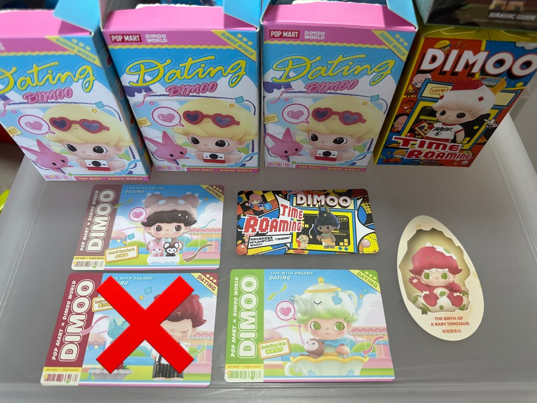 Pop Mart - Dimoo / Skull Panda / Molly / Hacipupu / Minico / Sweet Bean ...