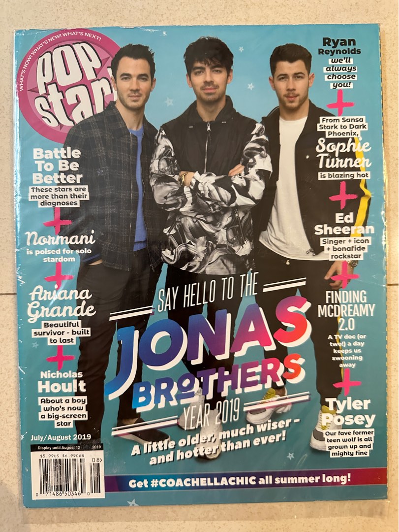 Pop Star Magazine July August 2019, Hobbies & Toys, Books & Magazines ...