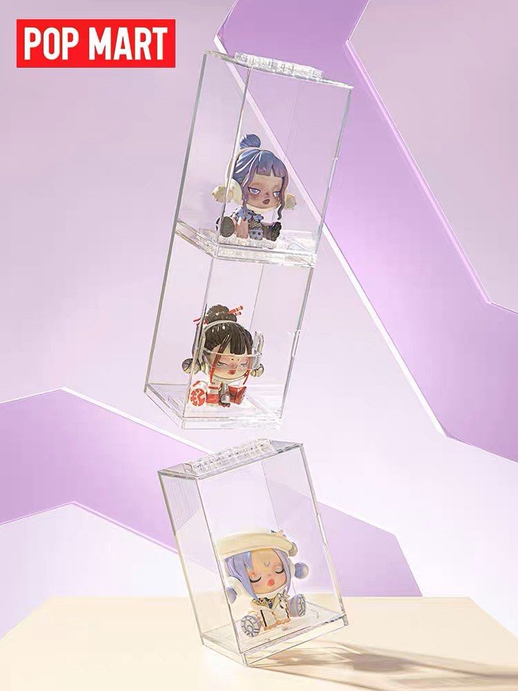 POPMART single display box (Molly, Skullpanda, Hirono, Deduckoo, Bunny ...