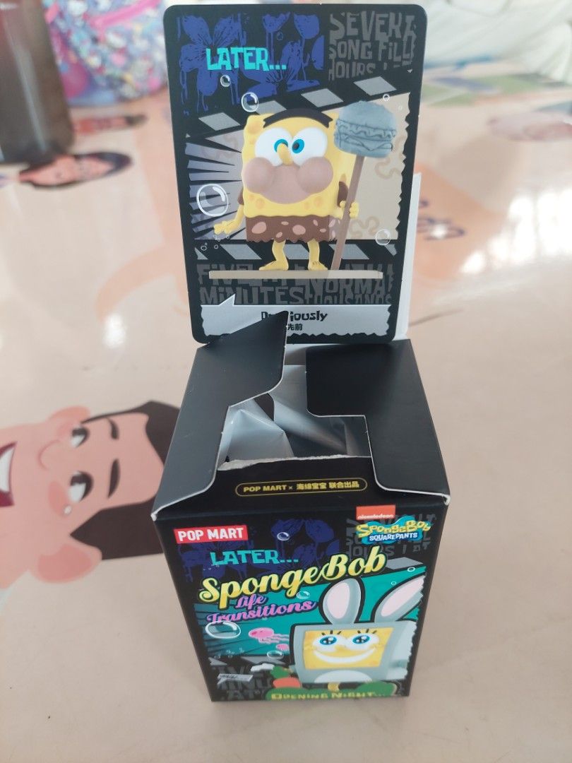 Popmart Spongebob Life Transitions Previously, Hobbies & Toys, Toys ...