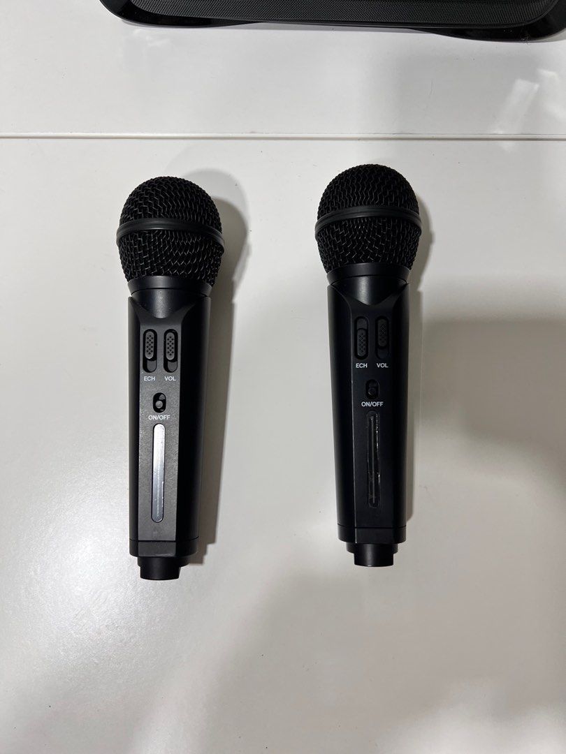 Portable Home KTV Karaoke Set with 2 Wireless Mics, Audio, Portable ...