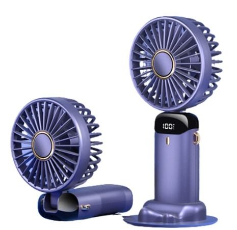 PORTABLE USB type c FAN 10000MAH RECHARGEABLE HANDHELD DESKTOP NECK ...