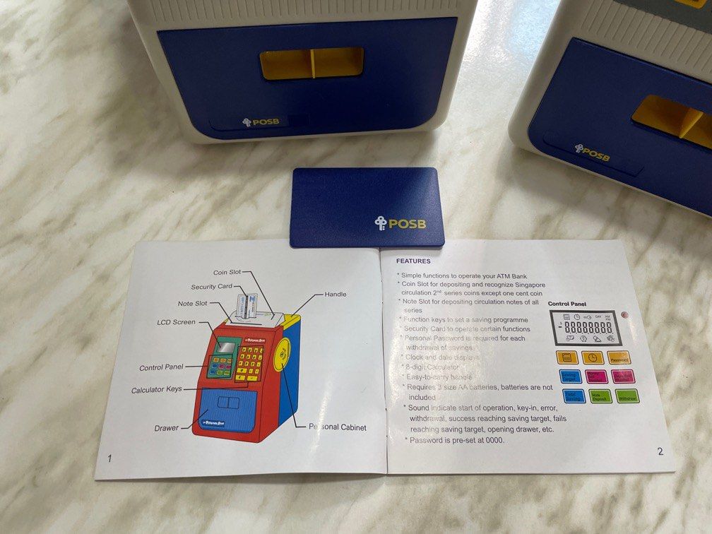 POSB Coin bank, Hobbies & Toys, Toys & Games on Carousell