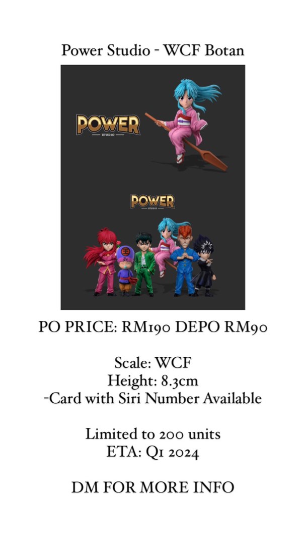 Power Studio - WCF Botan, Hobbies & Toys, Toys & Games on Carousell