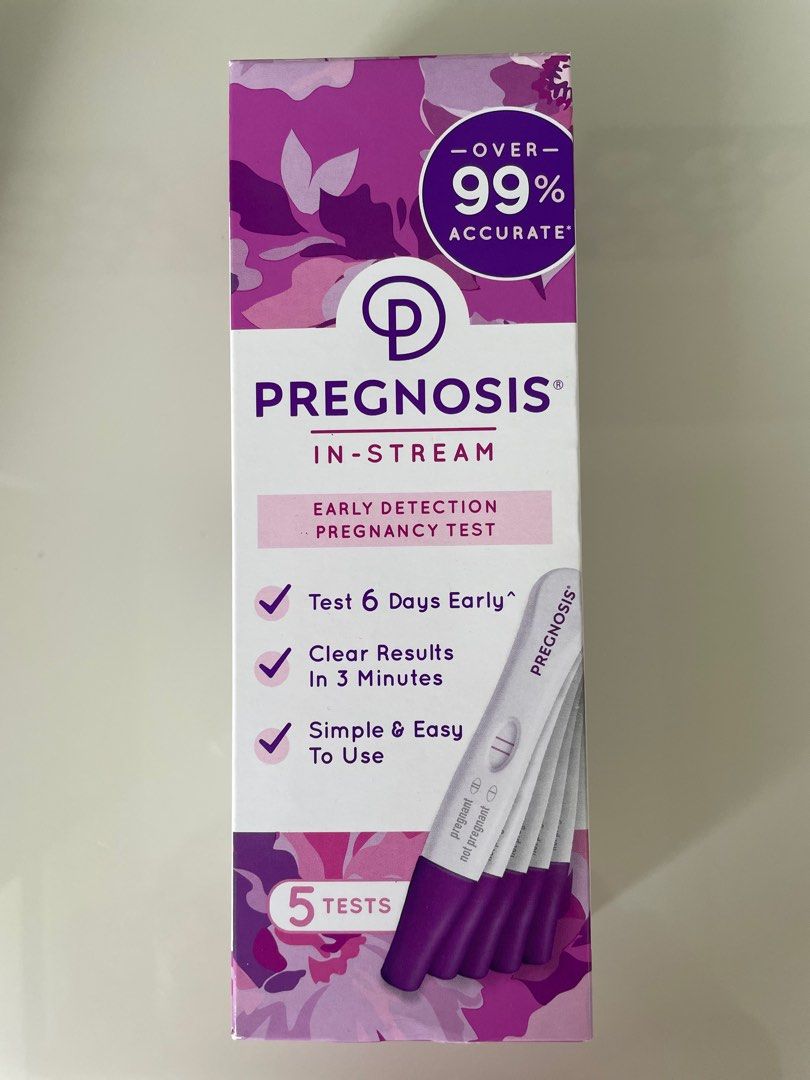Pregnosis In-Stream Pregnancy Test Kit 5pcs, Babies & Kids, Maternity ...