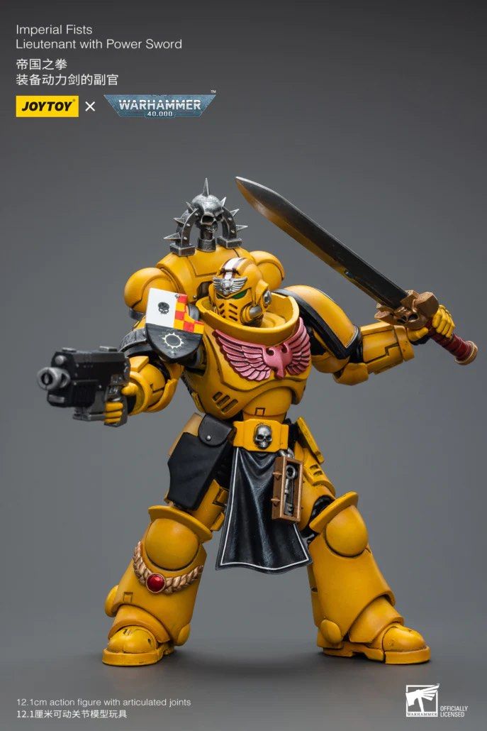 JoyToy Joy Toy Warhammer 40K - JT7714 Imperial Fists Lieutenant with ...