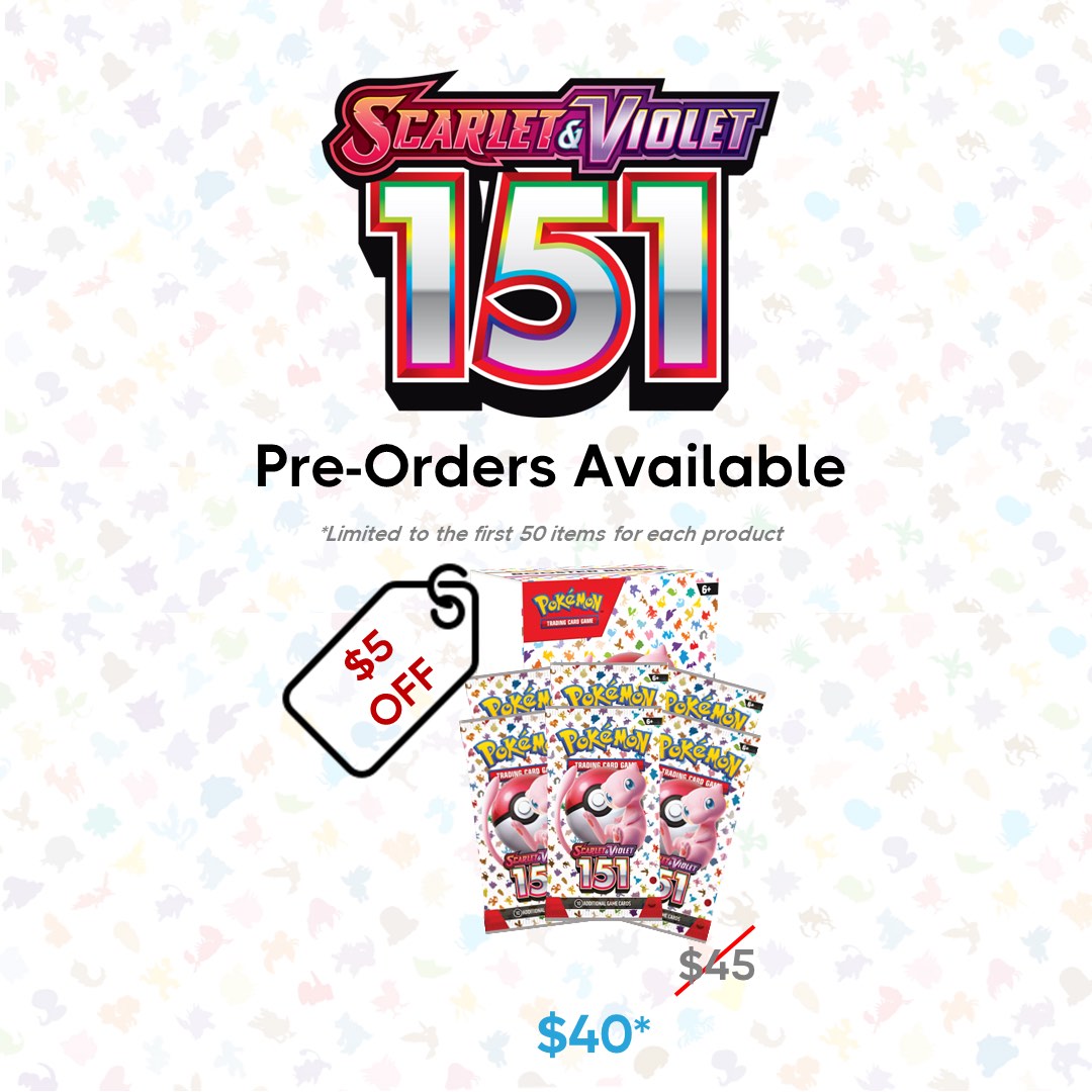 [Pre-order] Pokemon 151 (Eng) SV3.5 Booster Bundle. Only on our website ...