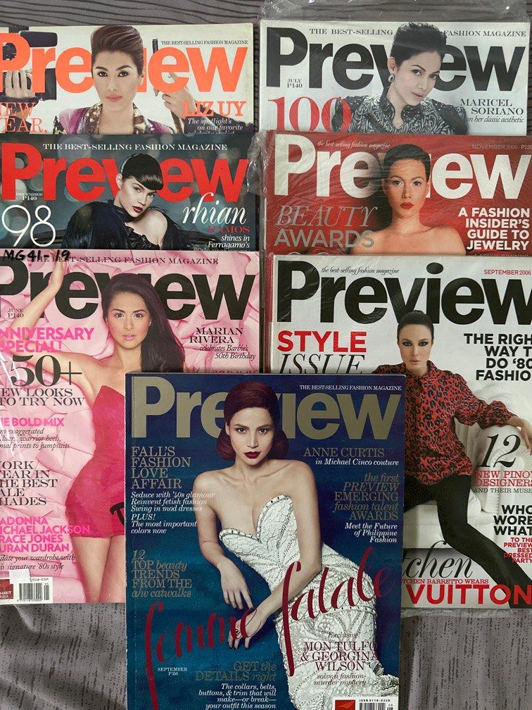 Preview magazines, Hobbies & Toys, Books & Magazines, Magazines on ...