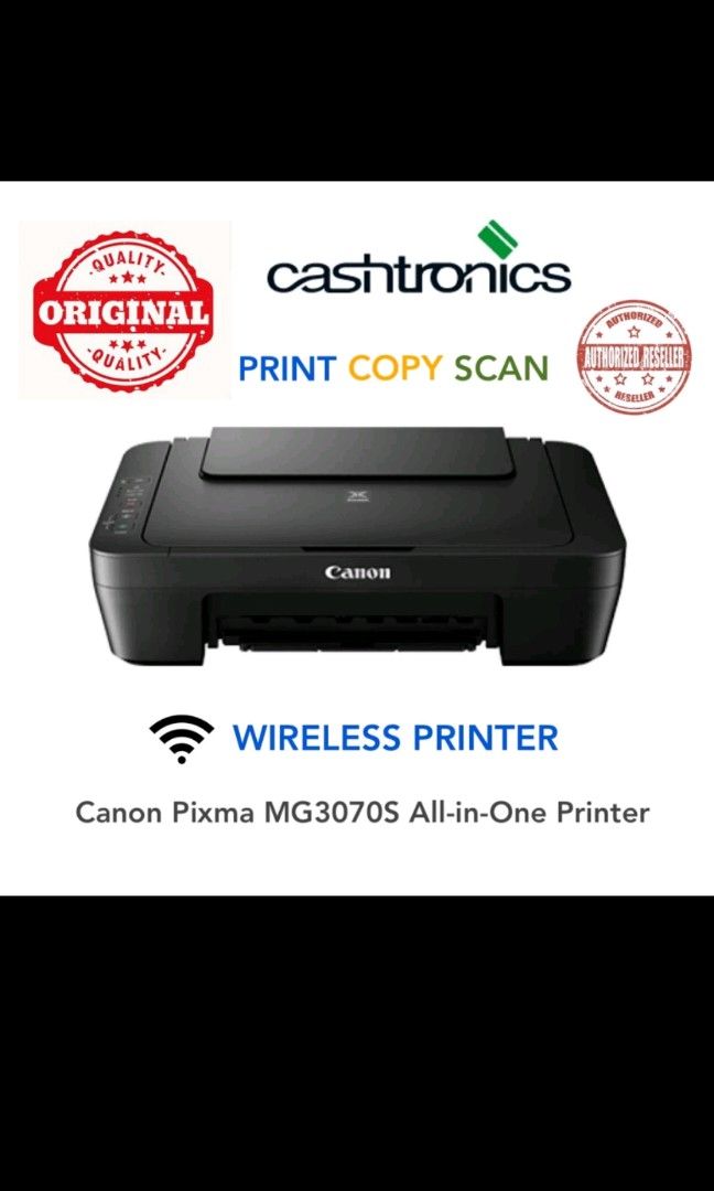 CANON PIXMA MG3070S AIO Wireless PRINTER, Computers & Tech, Printers ...