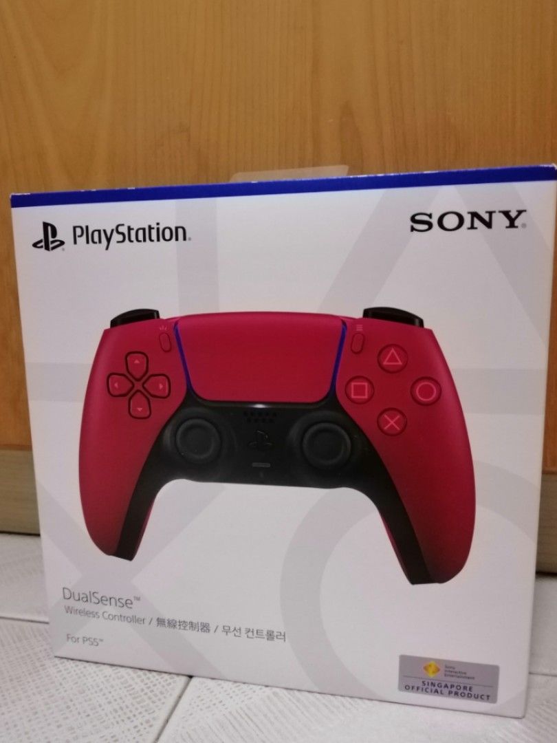PS5 Dualsense Controller white cosmic red camouflage playstation, Video ...